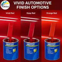 China 2K Red Acrylic Automotive Paint High Gloss Liquid Coating for Car Body Refinishing Repair for sale