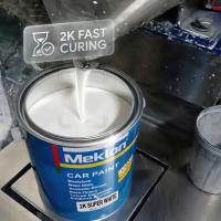 China L-688 2K Super White Acrylic Automotive Paint High Gloss Coating for Car Body Refinishing Repair for sale
