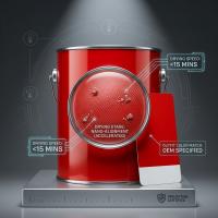 China Match With Original Factory Color Long-Lasting Fast Drying Flame Red Car Paint for sale