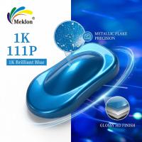 China 1K Brilliant Blue car body coating Car Paint Rust-Proof Quick-Drying 1K Metallic Paint for sale