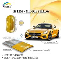 China Anti-Rust Car Coating Paint 1K Middle Yellow Touch Up Auto Spray Painting for sale