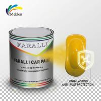 China Anti-Rust Car Coating Paint 1K Middle Yellow Touch Up Auto Spray Painting for sale