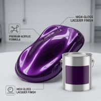 China 1K Purple Acrylic Auto Bottom Paint - High Coverage Lacquer for Metal, Plastic & Fiberglass with 20 Years Manufacturer Experience for sale