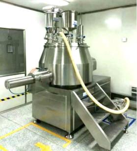 China High Speed Mixing Tablet Granulation Machine 5-1000L Capacity with 0-400 RPM Stirring Speed for Pharmaceutical Processing for sale