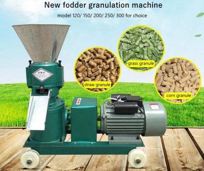 China Industrial Wheat Grinder & Fodder Pellet Machine 500-800 kg/hour Capacity with 15-22 kW Motor for sale