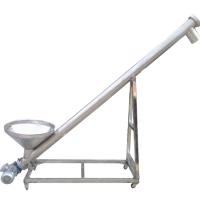China ZD Series Inclined Screw Conveyor with Hopper - 1-3 Tons/Hour Capacity, 76-120mm Duct Diameter for sale
