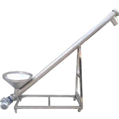 China ZD Series Inclined Screw Conveyor with Hopper - 1-3 Tons/Hour Capacity, 76-120mm Duct Diameter for sale