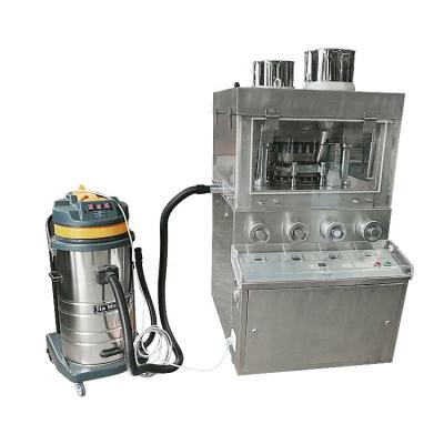 China Effervescent Rotary Pharmaceutical Tablet Press Machine - Stainless Steel Construction with Dual-Color Tablet Capability for sale
