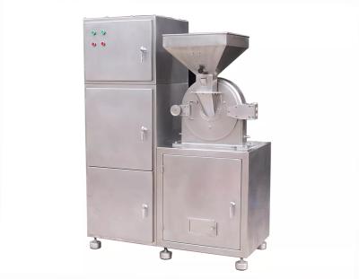 China Stainless Steel Pulverizer Machine 10-120 Mesh Fineness 80-300kg/h Capacity GMP Pharmaceutical Grinder for sale
