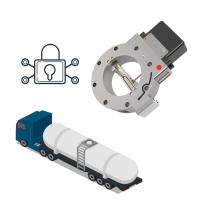 China Oil Tanker Anti Fuel Theft Device Transportation Monitoring Fuel Tank Lock for sale