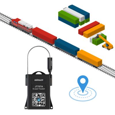China Disposable Smart Container Lock With Cable Cutting Alert Remote Control Unlocking for sale