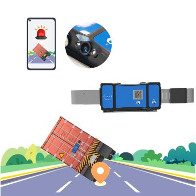 China Tilt Alarm GPS Container Lock Tamper Proof Real Time Tracking Smart Camera Lock for sale