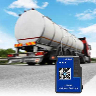China Jointech JT709C Rechargeable Electronic Seal Phone APP Alert GPS Lock For Oil Tank for sale