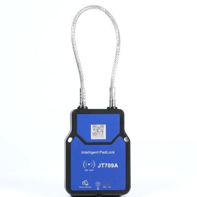 China 4G Portable GSM Magnetic Logistic GPS Tracker Lock For Fleet Trailers Container Monitoring for sale