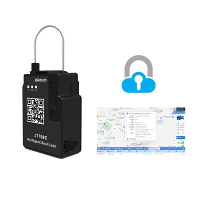 China Real Time GPS Container E Seal Cable Seal Tracker 4G Remote No Physical Key for sale