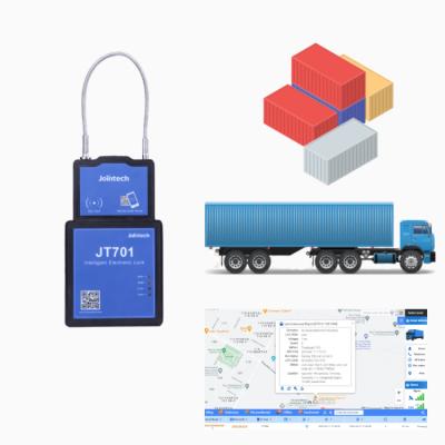 China Long Lock Rope GPS Trailer Padlock Electronic Net Vehicle Powered Cargo Unload Monitoring for sale