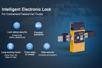 China Jt705A Intelligent High Cargo Security Durable Container GPS Lock for Logistics Truck for sale