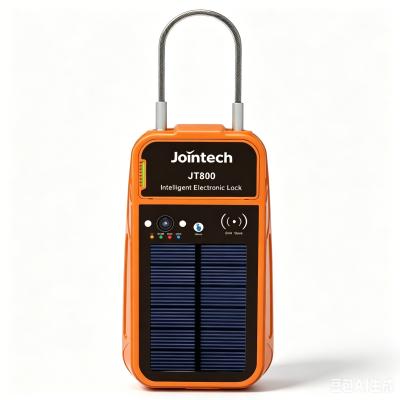 China Jointech JT800 Solar AI Lock – Real-Time Cargo GPS Tracker Padlock for sale