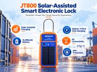 China JT800 Solar-Assisted Smart Electronic Lock with 3-Hour Fast Charging for Cargo Security for sale