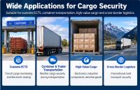 China JT800 AI Smart Cargo Lock with Intelligent Security Alerts and GPS Tracking for sale