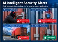 China JT800 AI Smart Cargo Lock with Intelligent Security Alerts and GPS Tracking for sale