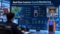 China JT800 Customs ECTS Electronic Lock for Intelligent Transit Cargo Monitoring for sale