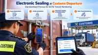 China JT800 Customs ECTS Electronic Lock for Intelligent Transit Cargo Monitoring for sale