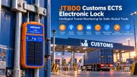 China JT800 Customs ECTS Electronic Lock for Intelligent Transit Cargo Monitoring for sale