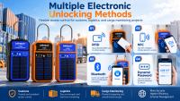 China JT800 Intelligent Electronic Lock with Voice Interaction and Multiple Unlocking Methods for sale