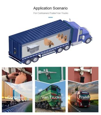 China Container Cargo GPS Tracking Padlock Nylon Housing IP65 GPS Electronic Seal for sale