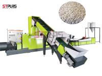 China PET Bottle Flakes Plastic Recycling Pellet Machine , Plastic Automatic Granulator for sale