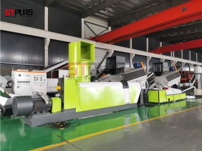China Double Station Plastic Bottle Extrusion Pelletizing Machine Granulator for sale