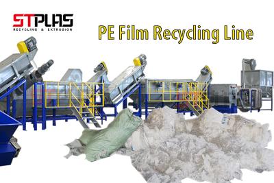 China LDPE Agriculture Pe Film Washing Line Plastic Recycling Machine 1000kg/H for sale