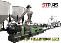China Waste Plastic Recycling Pellet Machine With Twin Screw Extruder Energy Saving for sale