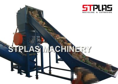 China PET HDPE Plastic Bottle Grinding Machine , Waste Plastic Crusher Energy Saving for sale