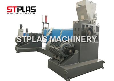 China Double Stage Plastic Recycling Pellet Machine , Single Screw Extruder Pelletizer System for sale