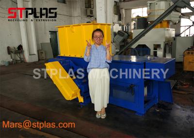 China Waste Hard Plastic Lump HDPE Pipe Plastic Single shaft industry Shredder Machine for sale