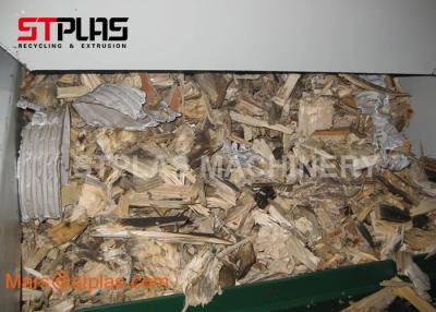 China Industrial Double Shaft Chipper Shredder Machine for Plastic bottle and bags for sale