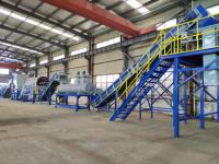 China Stainless Steel Plastic Washing Recycling Machine With 4-5 Rollers 156 KW for sale