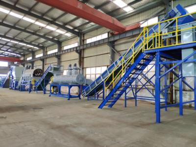 China Stainless Steel Plastic Washing Recycling Machine With 4-5 Rollers 156 KW for sale