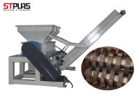 China Low Noise D2 Blades Plastic Shredder Machine Two Shaft Plastic Bottle Shredder for sale