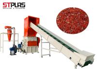 China SUS304 Material Long Lifetime Plastic Grinder Machinery with PVC Belt Conveyor for sale
