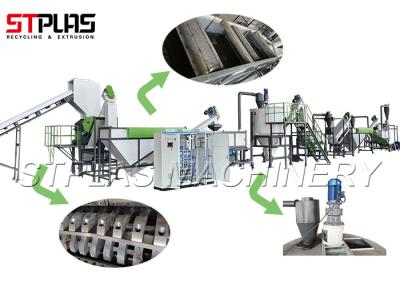 China Re-Make Bottle Level 2000kg/H Pet Flakes Washing Line for sale