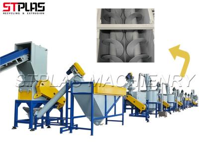 China PET Bottle Crushing Washing Recycling Machine with Hot Washer 1000kg/h for sale