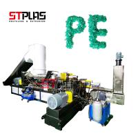 China Compactor film bags Plastic Pelletizing Equipment / SS304 SJ100 Extruder Plastic Granulation Machine for sale