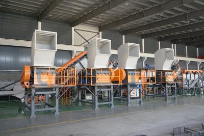 China 3000kg/H Recycled Waste Plastic Granules Broken Plastic Crushing Machine for sale
