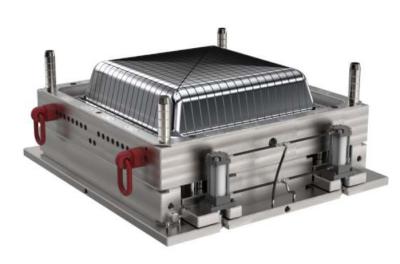 China SMC Battery Box Mold for Automotive Applications 80-780 Tons Injection Capacity with 500K-1M Shot Life for sale