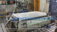China Custom SMC Shower Pan Molds with 300000+ Shots Life and +/- 0.1mm Precision for Sanitary Ware Manufacturing for sale