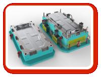 China RTM-Optimized CFRP Chassis Mold for Automotive Battery Covers | ±0.002mm Precision | 150,000+ Cycle Lifespan for sale