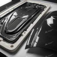 China Carbon Fiber Hood Mold for Automotive HP-RTM 60s Cycle High-Gloss A-Surface for sale